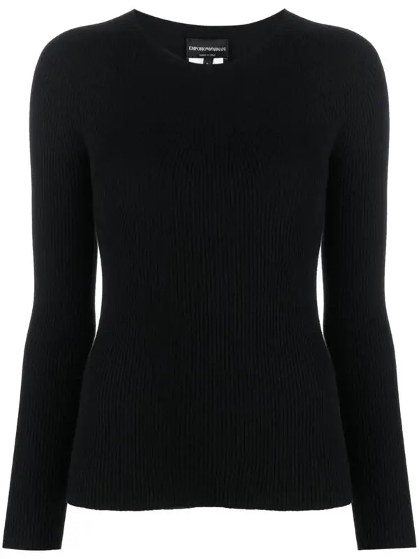 Emporio Armani Seamless Ribbed-knit Jumper
