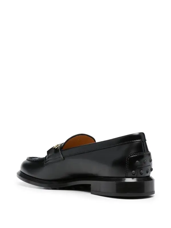 TOD'S Hardware-detail Polished Loafers