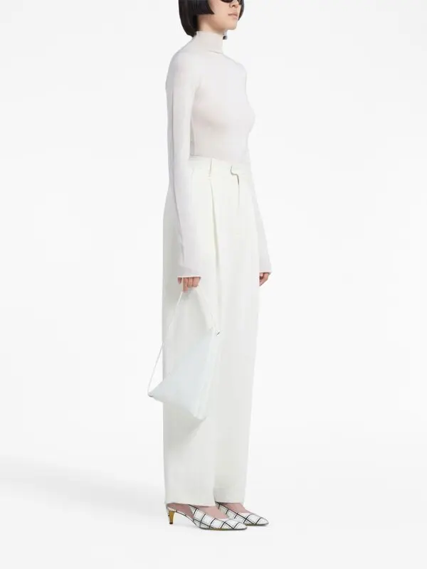 Marni Tailored Straight-leg Trousers - White