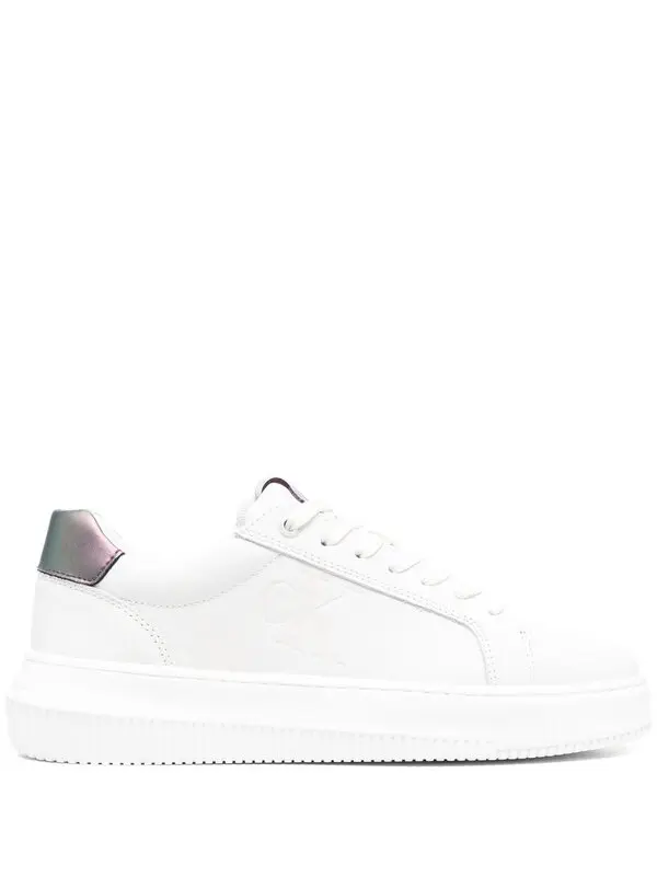 Calvin Klein Iridescent-effect Low-top Sneakers