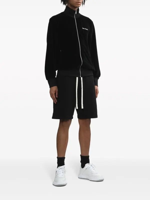 Palm Angels Logo-print Track Jacket - Black