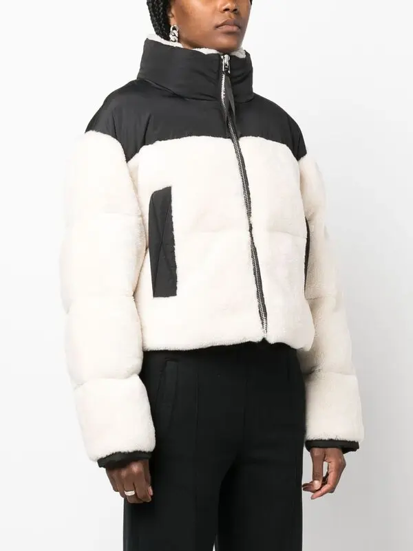 SHOREDITCH SKI CLUB Maya Shearling Puffer Jacket