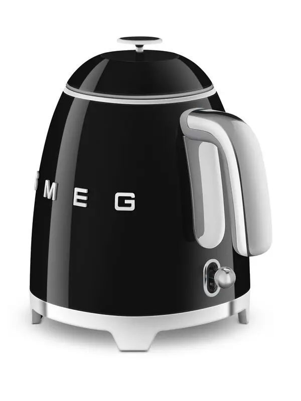 SMEG Mini Stainless Steel Kettle - Black