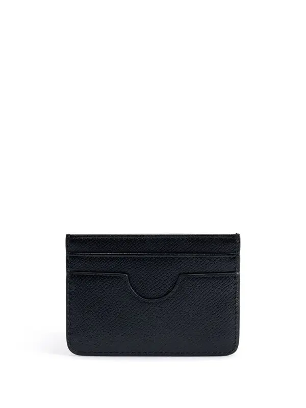 AMI Paris Logo-plaque Leather Cardholder