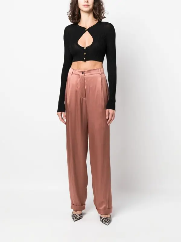 TOM FORD Wide-leg Satin Trousers