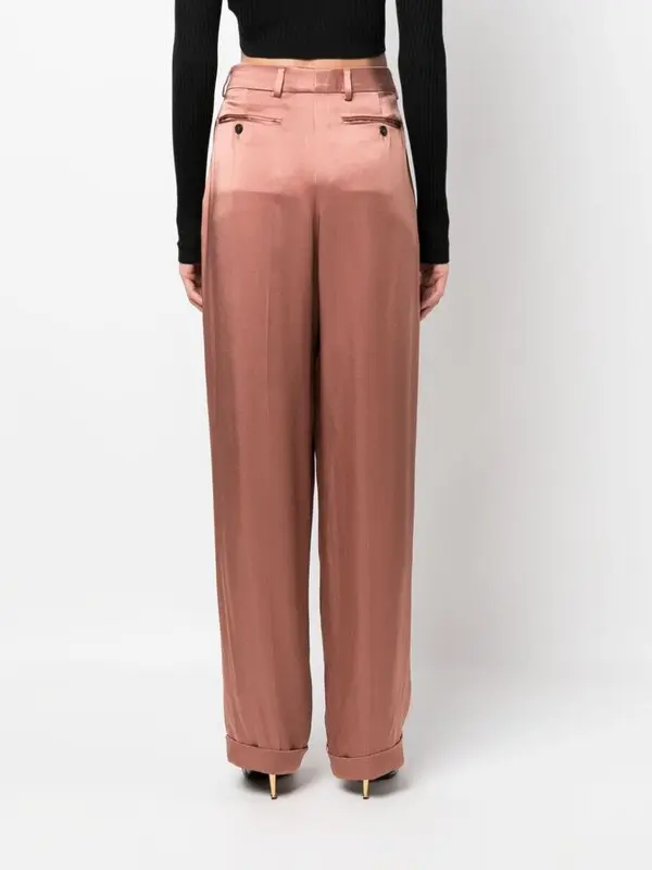 TOM FORD Wide-leg Satin Trousers