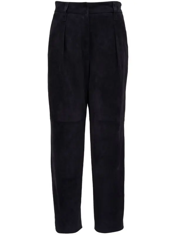 Brunello Cucinelli Suede Trousers