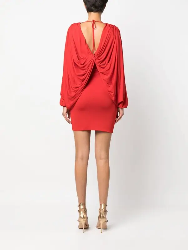 Giuseppe Di Morabito Flower Detail Mini Dress - Red