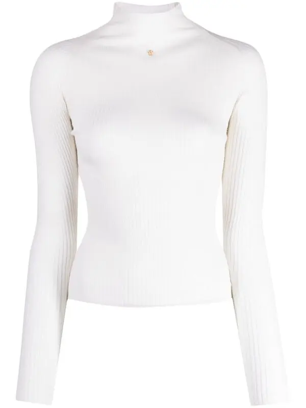 Bally Ribbed-knit Jumper - White