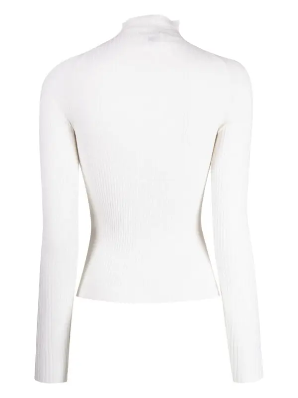 Bally Ribbed-knit Jumper - White