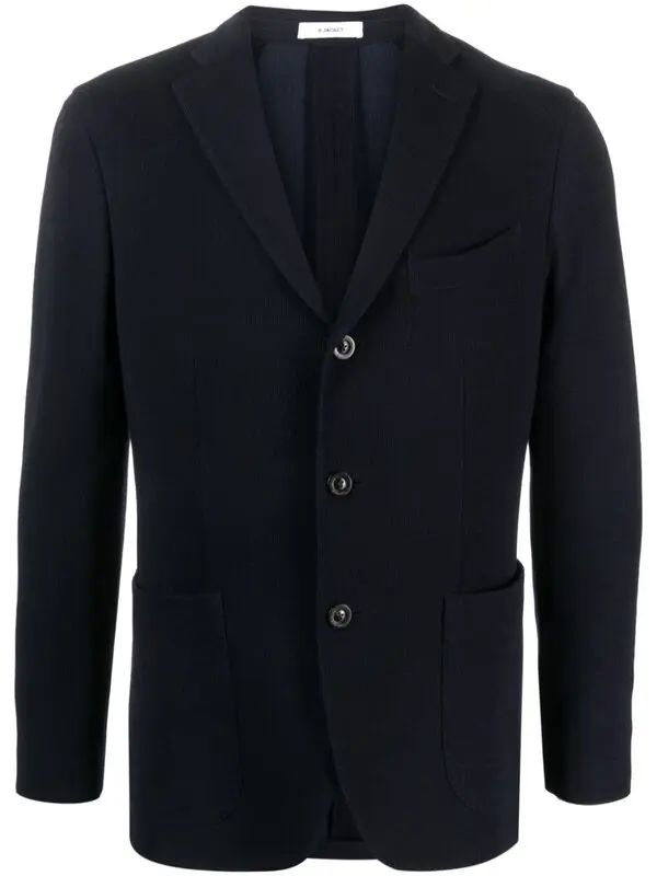 Boglioli Single-breasted Knitted Blazer