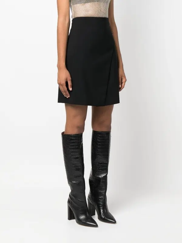 GENNY High-waisted A-line Mini Skirt