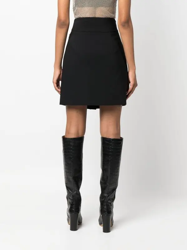 GENNY High-waisted A-line Mini Skirt