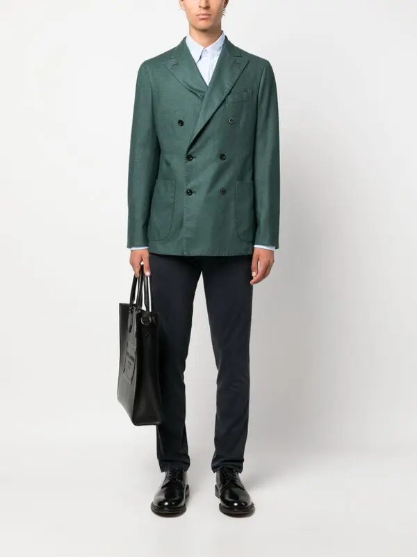 Boglioli Wide-lapel Double-breasted Blazer
