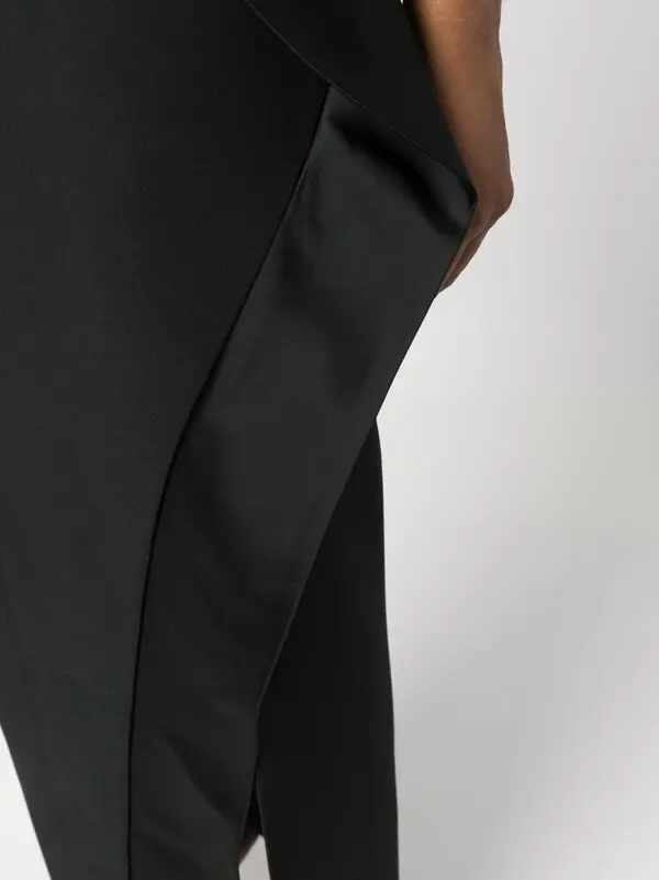 GENNY High-waisted Maxi Skirt With Draped Detail