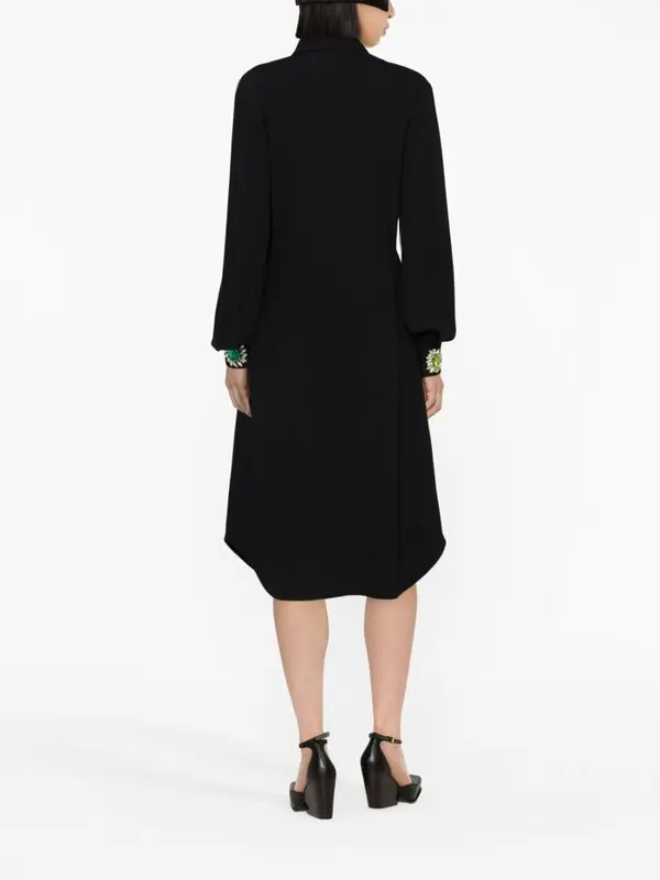 Moschino Bow-detail Buttoned Shirt Dress