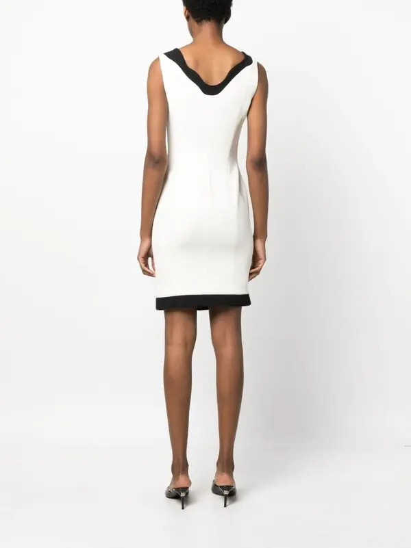 Moschino Contrast-border Mini Dress
