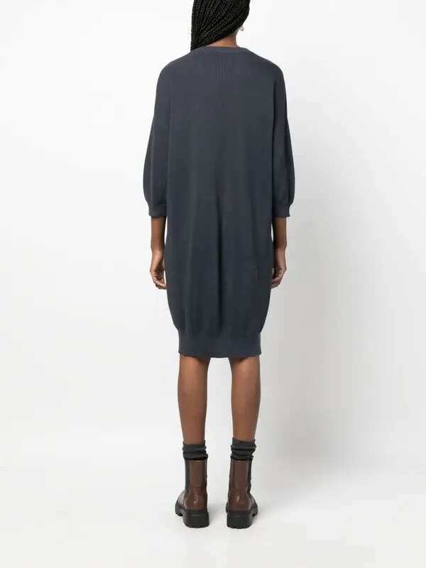 Brunello Cucinelli Ribbed Cotton Dress