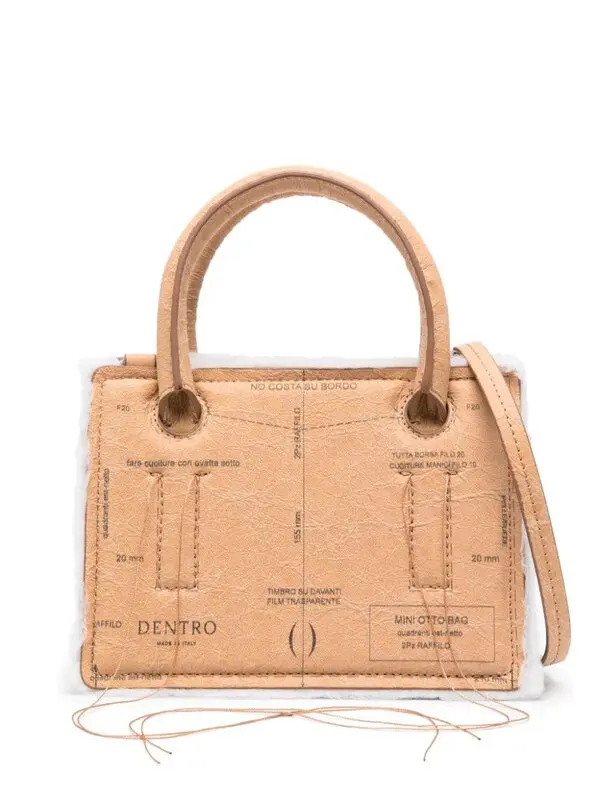 DENTRO Mini Otto Leather Tote Bag