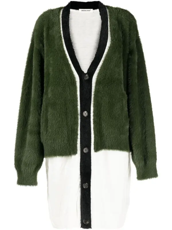 Undercover Layered V-neck Cardigan