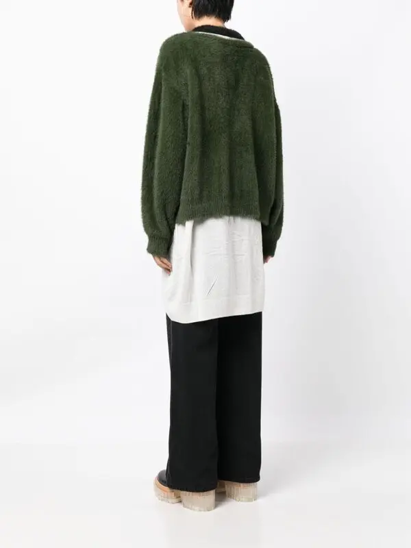 Undercover Layered V-neck Cardigan