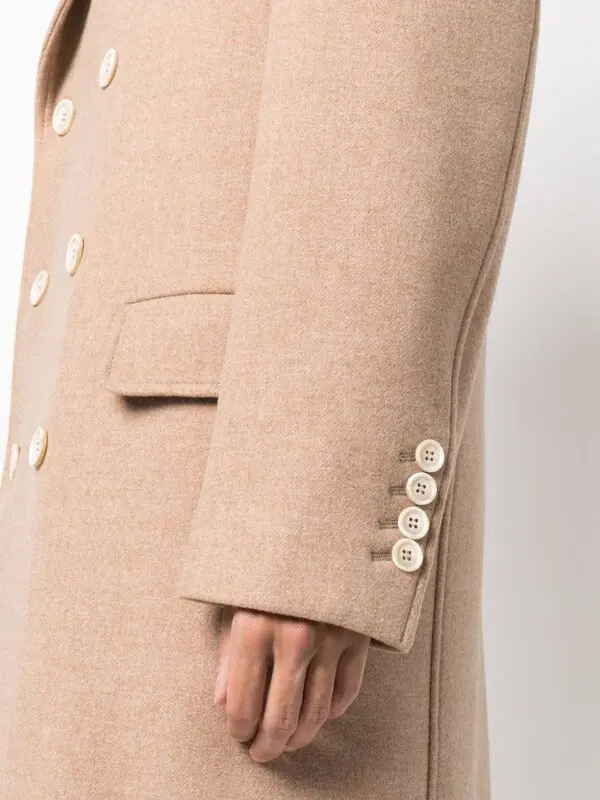 Brunello Cucinelli Double-breasted Wool-blend Coat