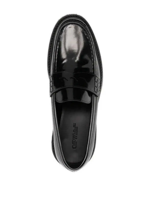 Off-White Chunky-sole Leather Loafers