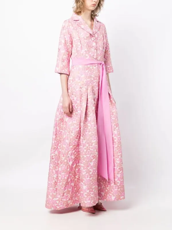 BARUNI Loretta Floral-print Gown