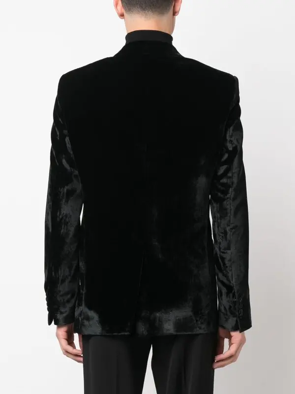 Philipp Plein Single-breasted Velvet Blazer