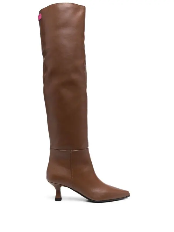 3JUIN 65mm Knee-length Leather Boots