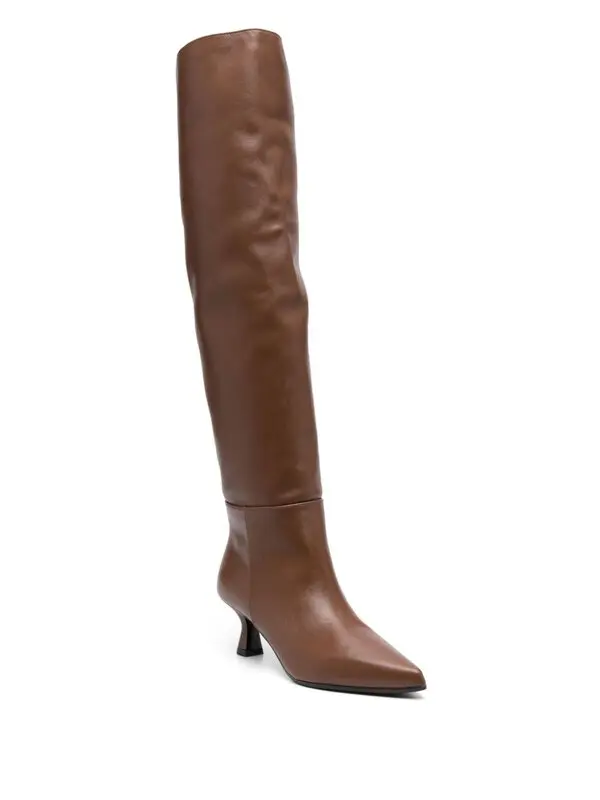 3JUIN 65mm Knee-length Leather Boots
