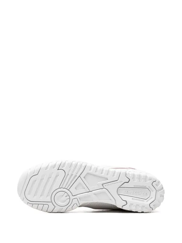 NEW BALANCE 550 Red Rouge Sneakers - White