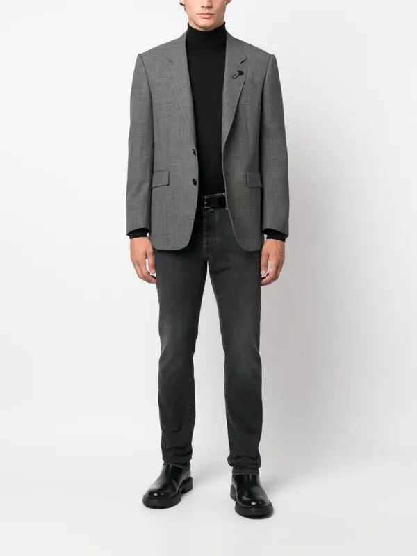 Jacob Cohen Mid-rise Straight-leg Jeans - Black