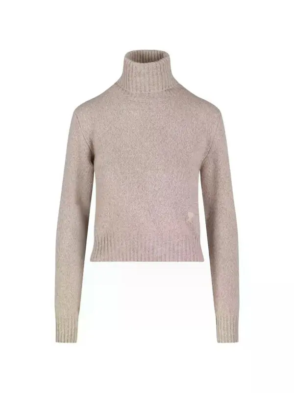 AMI Paris De Coeur Mélange-effect Jumper - Neutrals