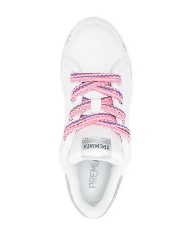 Premiata Belle Leather Sneakers - White