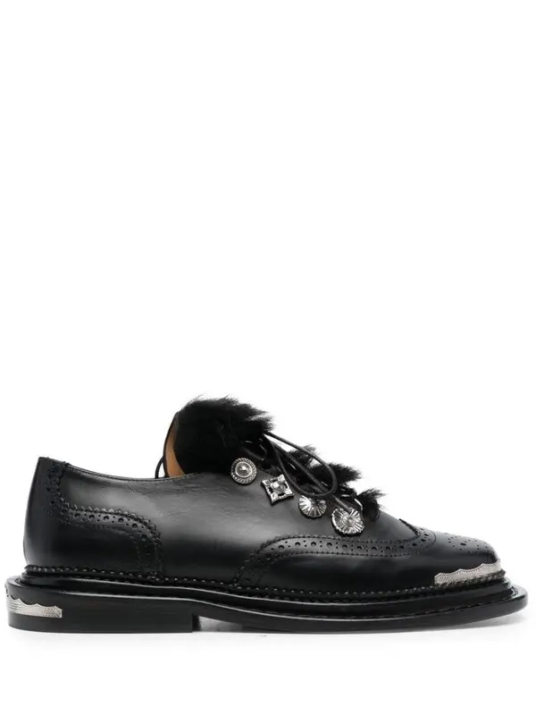 Toga 35mm Leather Oxford Shoes