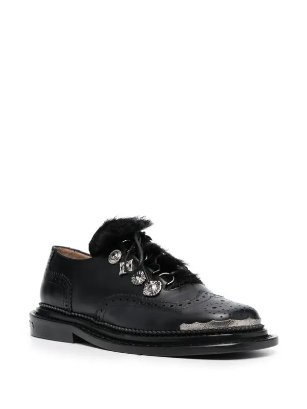 Toga 35mm Leather Oxford Shoes