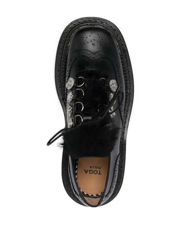 Toga 35mm Leather Oxford Shoes