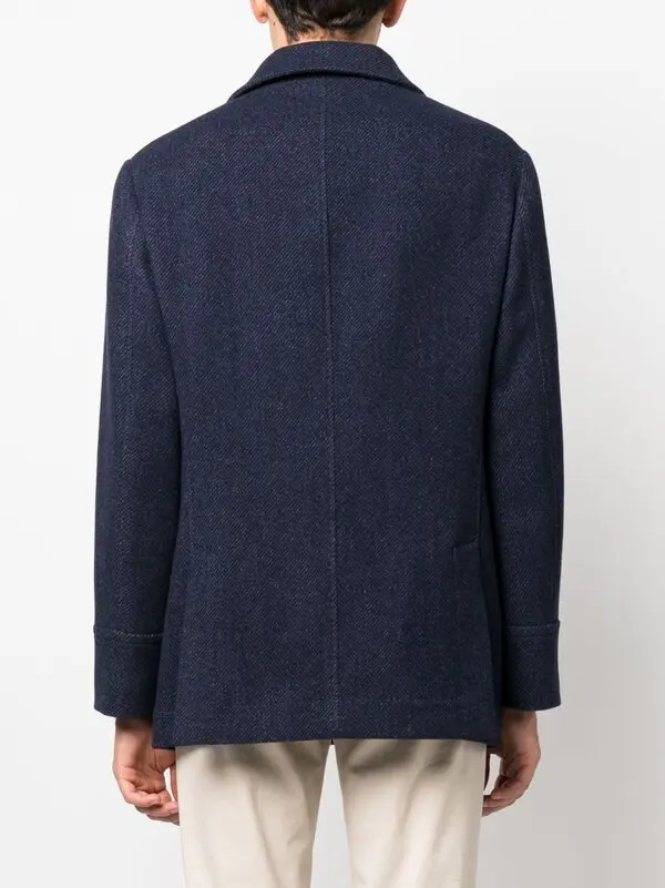 Brunello Cucinelli Double-breasted Virgin Wool Coat