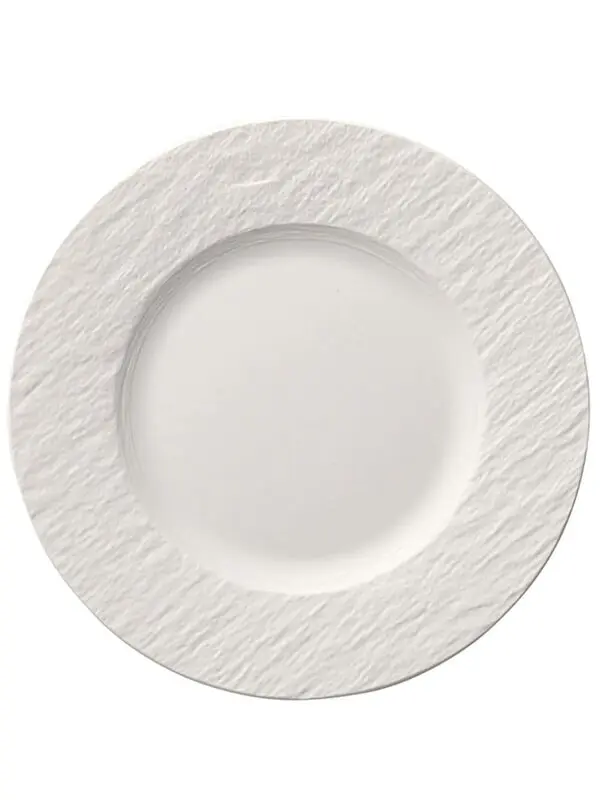 VILLEROY & BOCH Manufacture Rock Round Plate - White