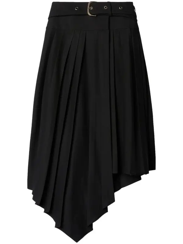 Off-White Tech Drill Pleated Skirt