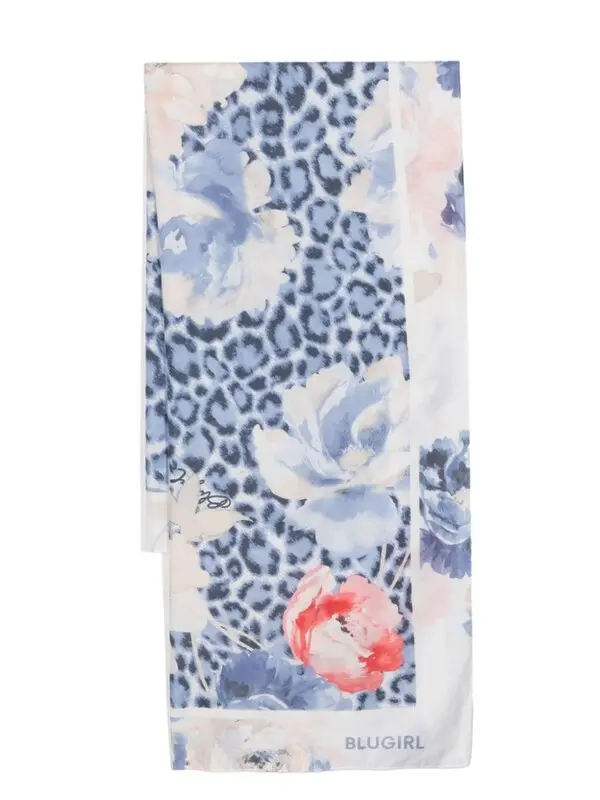 BLUGIRL Graphic-print Rectangle-shape Scarf
