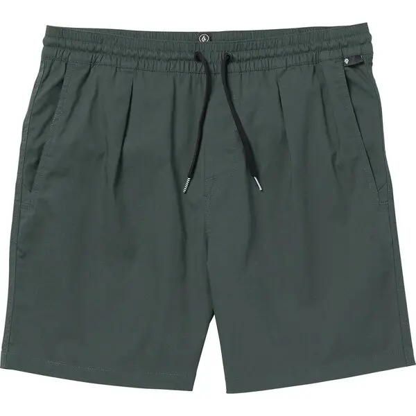 Volcom Villa Rue Drawstring Shorts - Stealth
