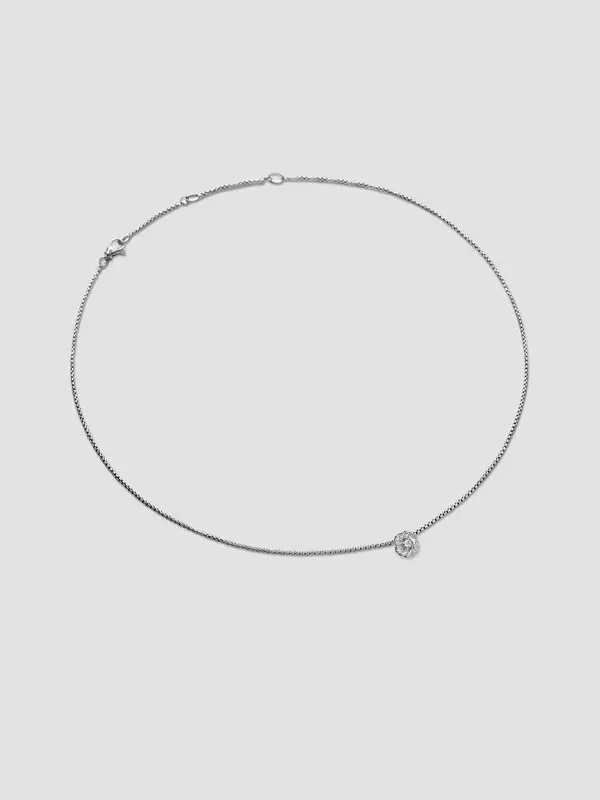 David Yurman Petite Infinity Pendant Necklace In Sterling Silver