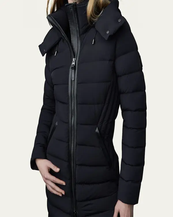 Mackage Farren Lightweight Down Coat - Black