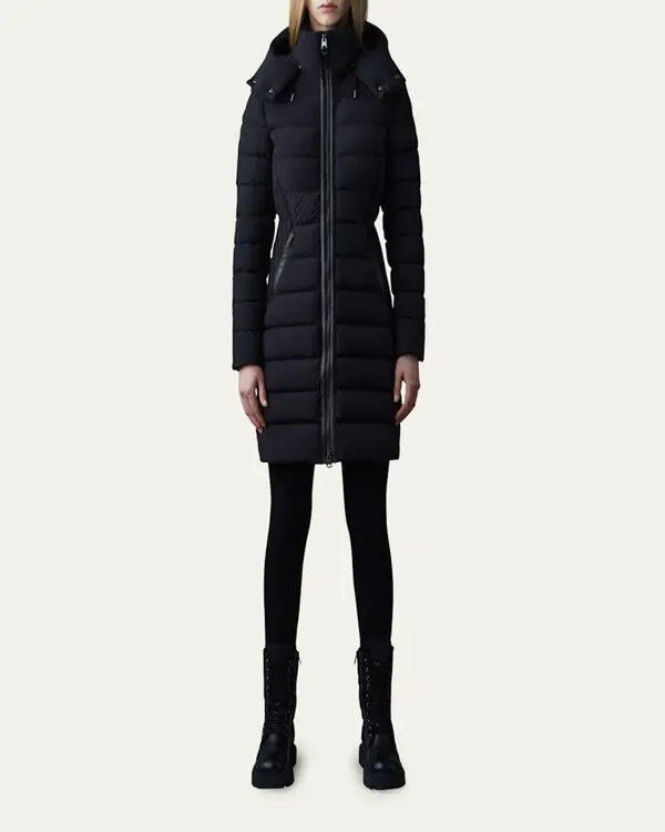 Mackage Farren Lightweight Down Coat - Black