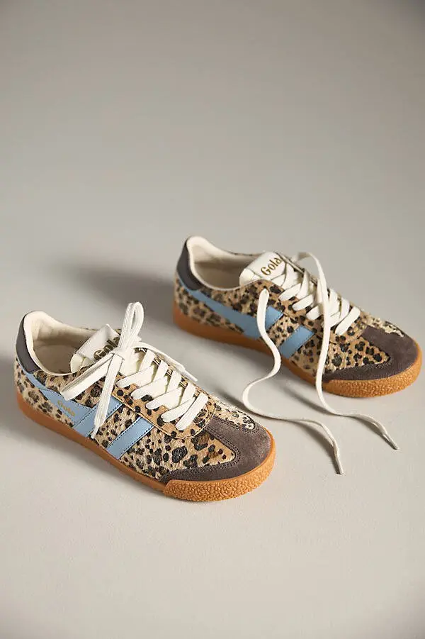 Gola Elan Low-profile Sneakers - Dark Brown/leopard/air