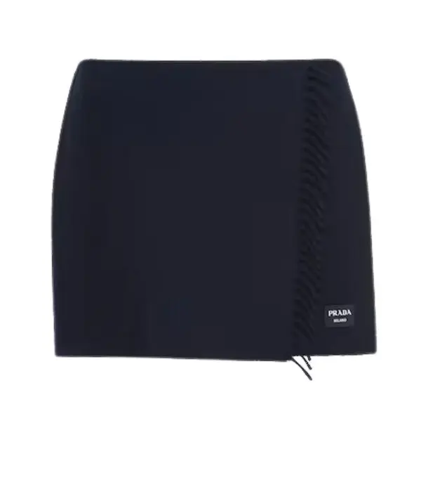 Prada Cashmere Mini Skirt