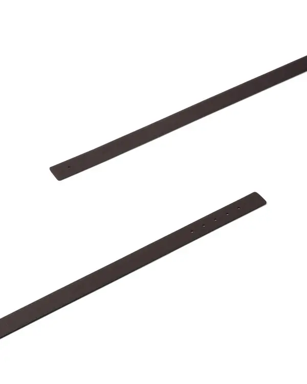 Prada Reversible Saffiano Leather Belt Strap - Brown
