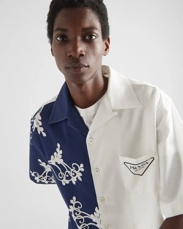 Prada Double Match Cotton Shirt